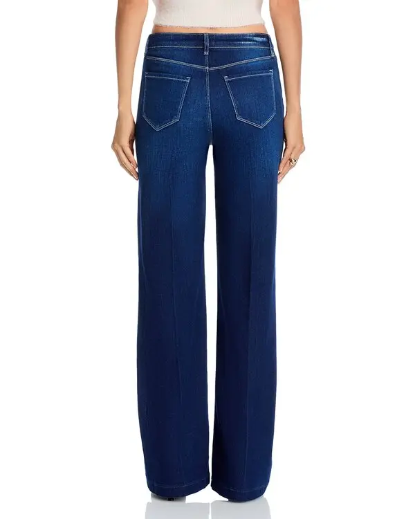L'Agence Clayton High Rise Wide Leg Jeans