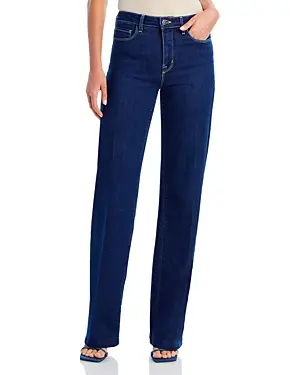 L'Agence Clayton High Rise Wide Leg Jeans
