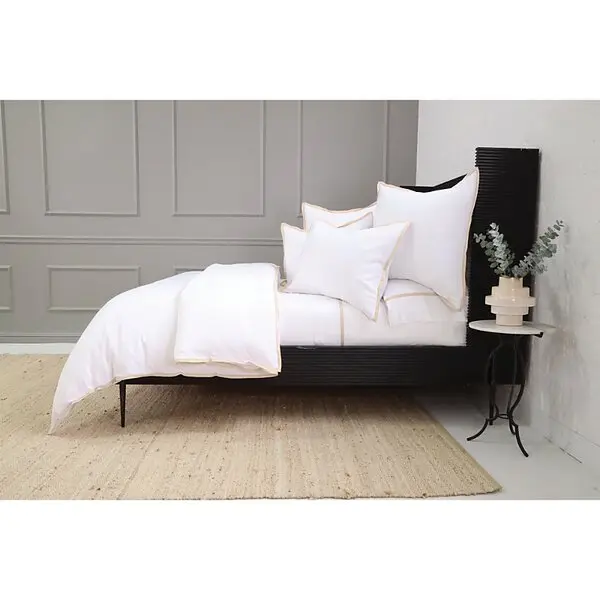 POM POM AT HOME Langston Duvet Cover Set, King - Sand