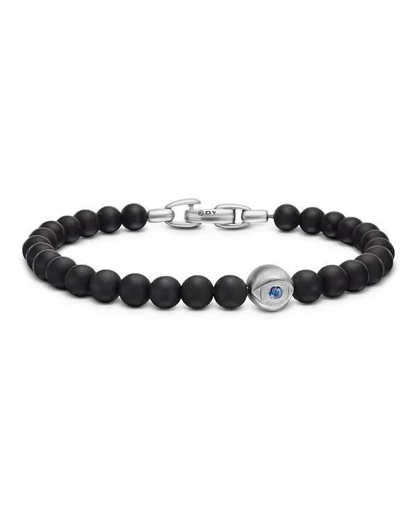 David Yurman Spiritual Beads Bracelet - Black/silver