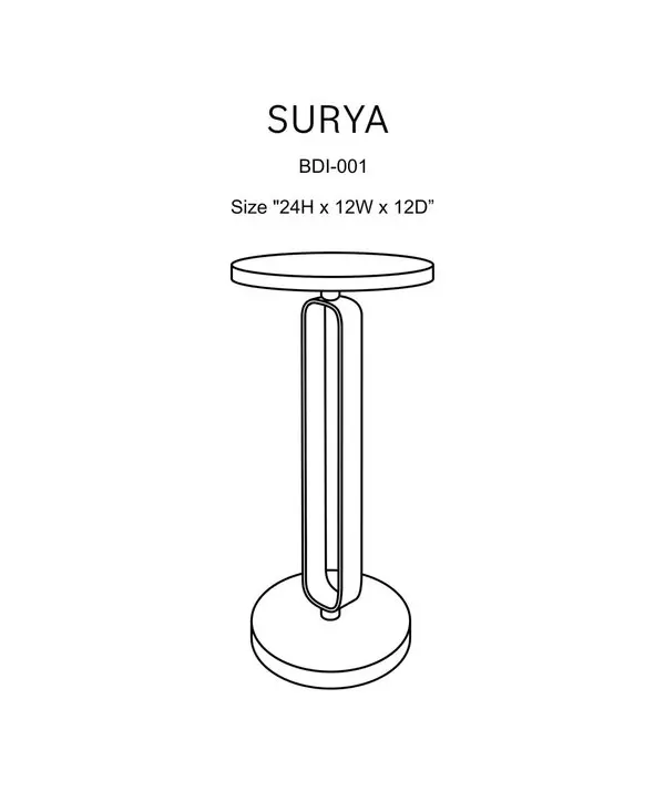 SURYA Bendigo End Table