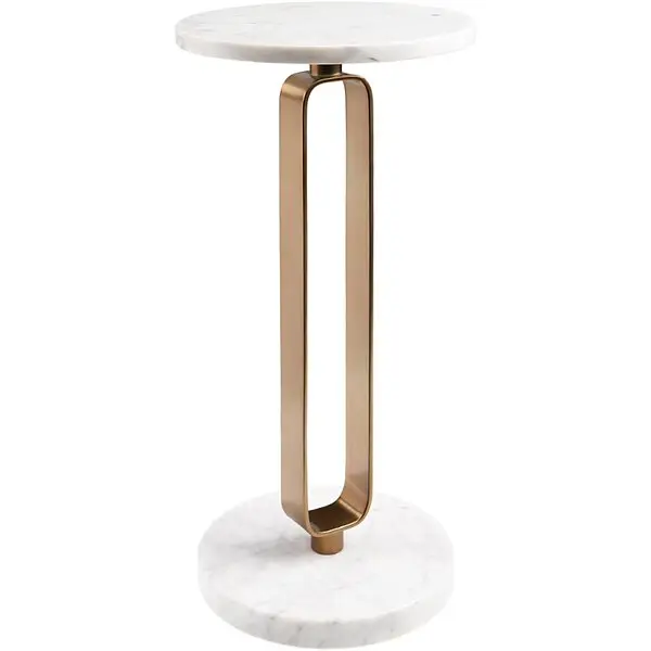 SURYA Bendigo End Table - White