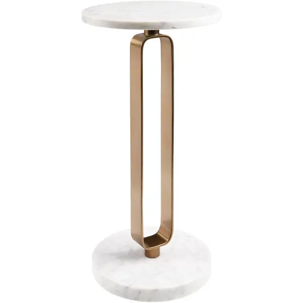 SURYA Bendigo End Table - White