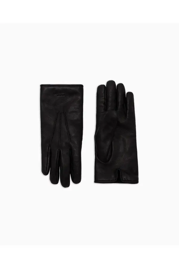 Giorgio Armani Nappa-leather Gloves - Black