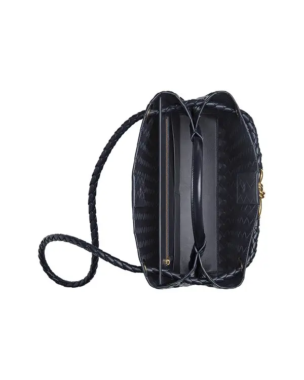 Bottega Veneta Medium Andiamo Shoulder Bag - Midnight