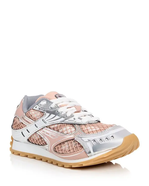 Bottega Veneta Orbit Low Top Sneakers - Bianco