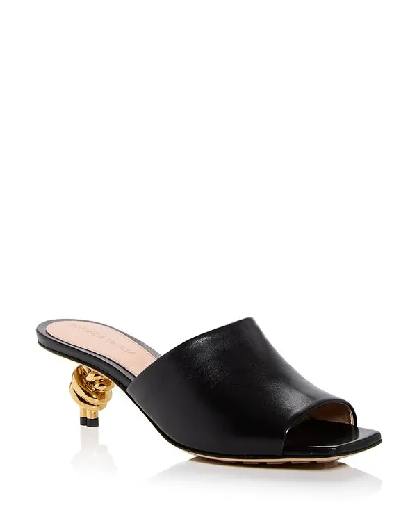 Bottega Veneta Knot Low Heel Slide Sandals