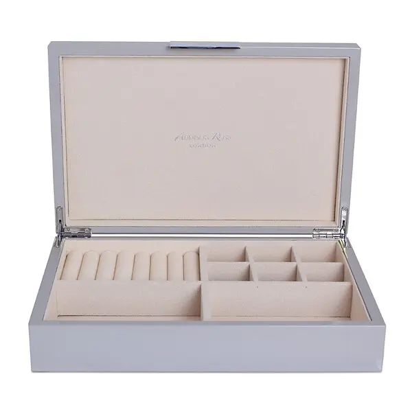 ADDISON ROSS LONDON Lacquered Jewelry Box Large - Gray