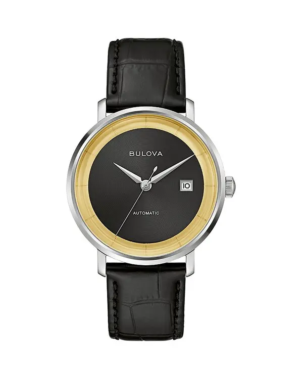 Bulova Classic Rat Pack 40mm Watch - Black