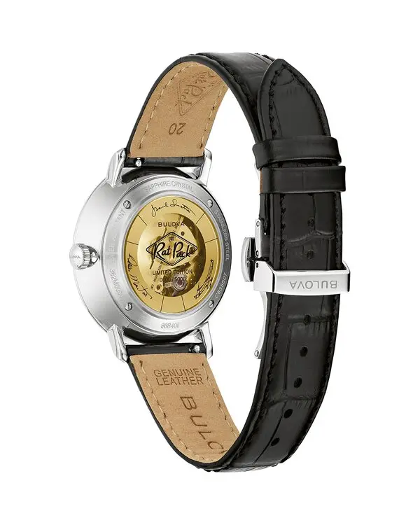 Bulova Classic Rat Pack 40mm Watch - Black