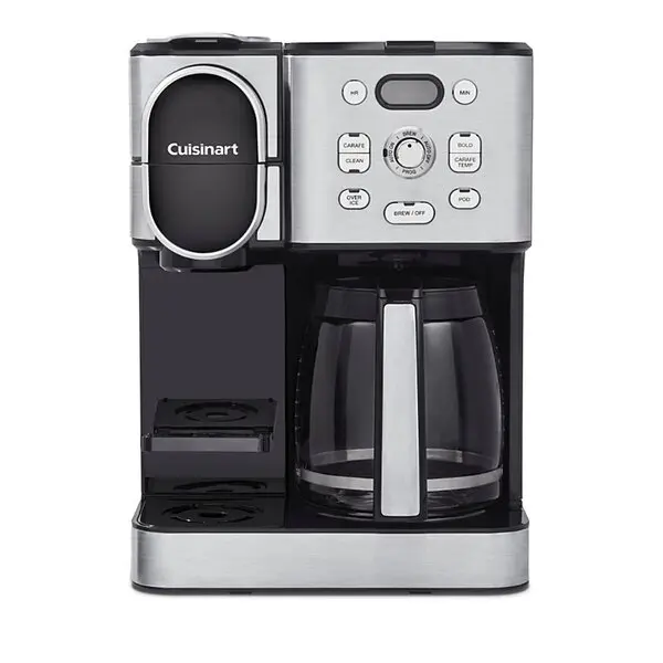 CUISINART Ss-16w Coffee Center 2-in-1 Coffeemaker - Silver