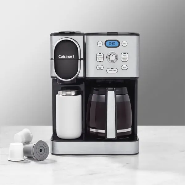 CUISINART Ss-16w Coffee Center 2-in-1 Coffeemaker