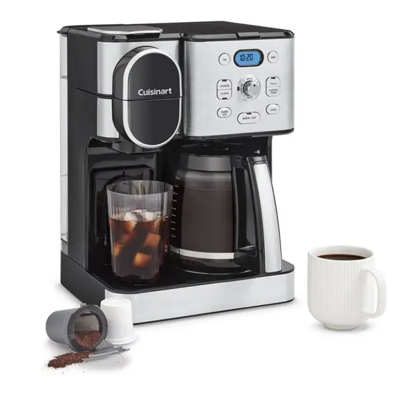 CUISINART Ss-16w Coffee Center 2-in-1 Coffeemaker