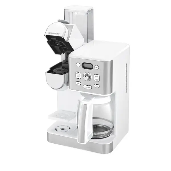 CUISINART Ss-16w Coffee Center 2-in-1 Coffeemaker - White