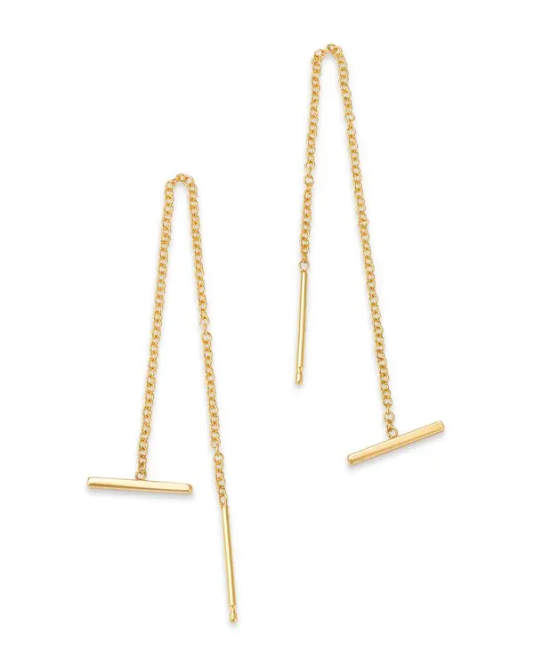 Zoe Chicco 14k Yellow Threader Earrings - Gold