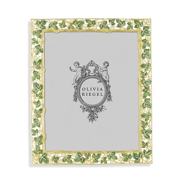 OLIVIA RIEGEL Gold Tone Ivy Frame, 8 X 10 - Green/gold
