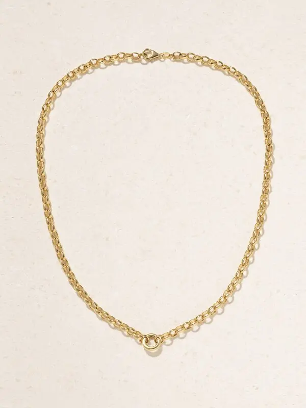 FOUNDRAE 18-karat Belcher Chain Necklace - Gold