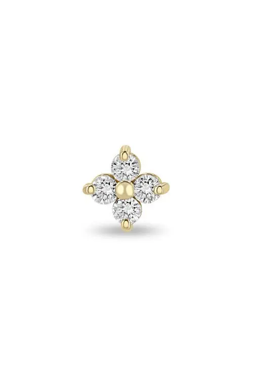 Zoe Chicco Quad Diamond Stud Earring