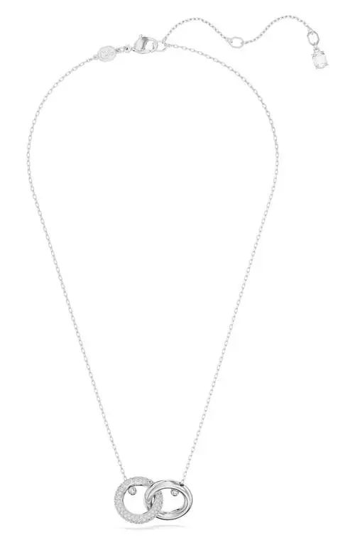SWAROVSKI Dextera Interlink Pendant Necklace - Silver