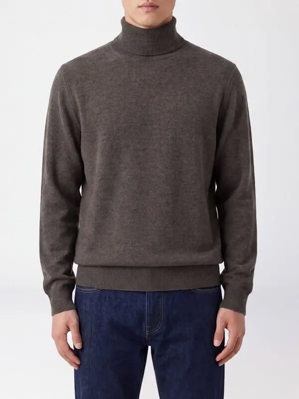 Brunello Cucinelli High Neck Sweater - Dark