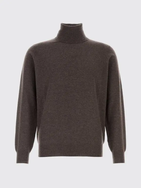 Brunello Cucinelli Slim Fit Wool Blend Turtleneck Jumper - Dark