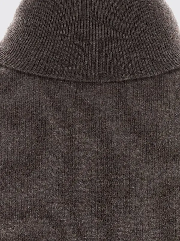 Brunello Cucinelli Slim Fit Wool Blend Turtleneck Jumper - Dark