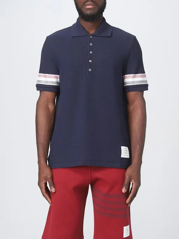 Thom Browne Polo Shirt In Cotton