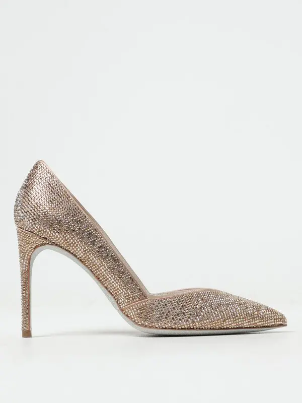 Rene Caovilla Vivienne Embellished Satin Pumps