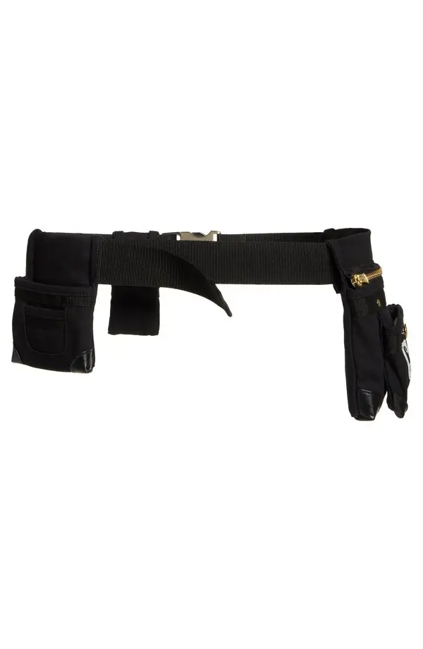 Sacai Carhartt Wip Pouch Belt - Black | Editorialist