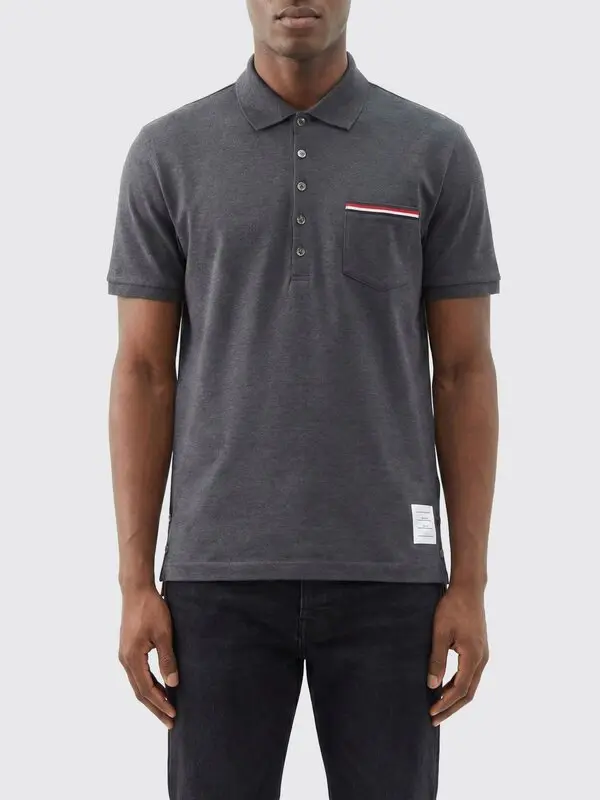 Thom Browne Polo Shirt - Grey 1