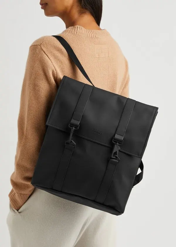 Rains Msn Mini Waterproof Backpack - Black