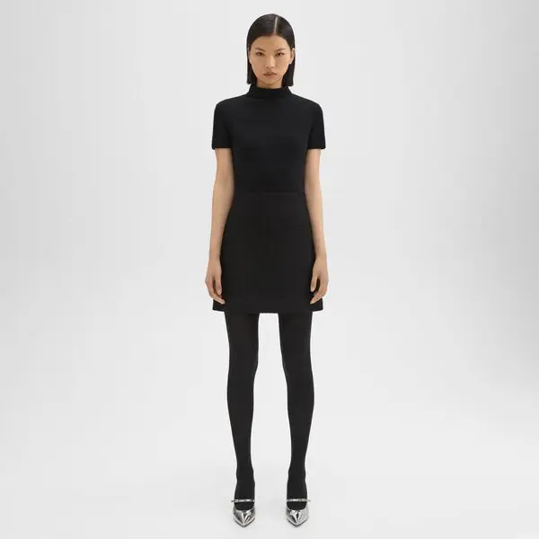 aka knit dress Alejandra Alonso Rojas Lace Stitch Knit Dress in Black M