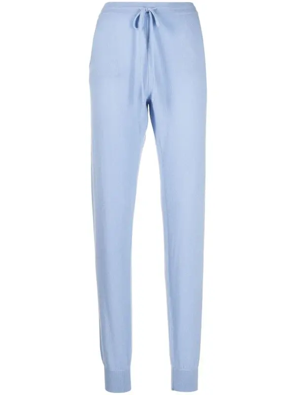 TEDDY CASHMERE Milano Cashmere Track Pants - Blue