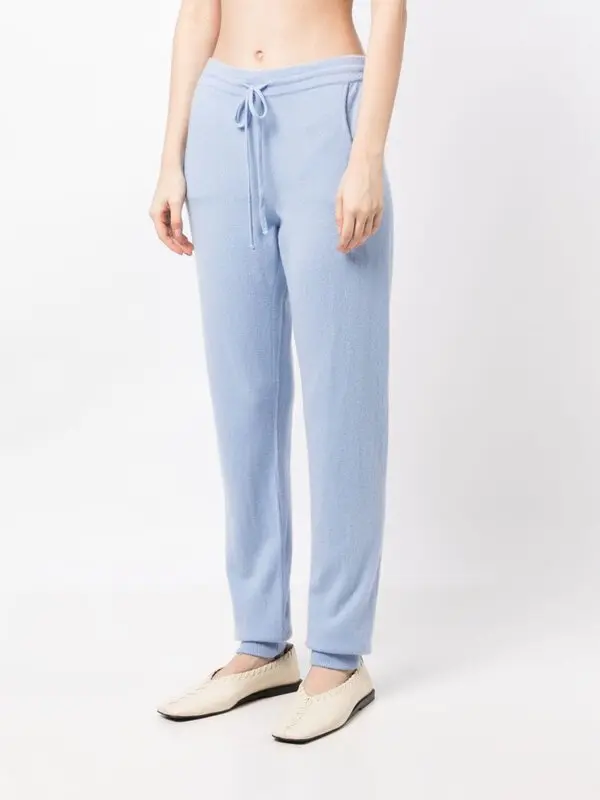TEDDY CASHMERE Milano Cashmere Track Pants - Blue