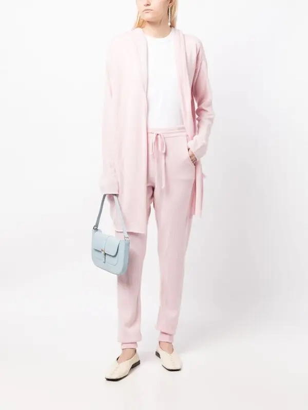 TEDDY CASHMERE Napoli Hooded Cardigan - Pink