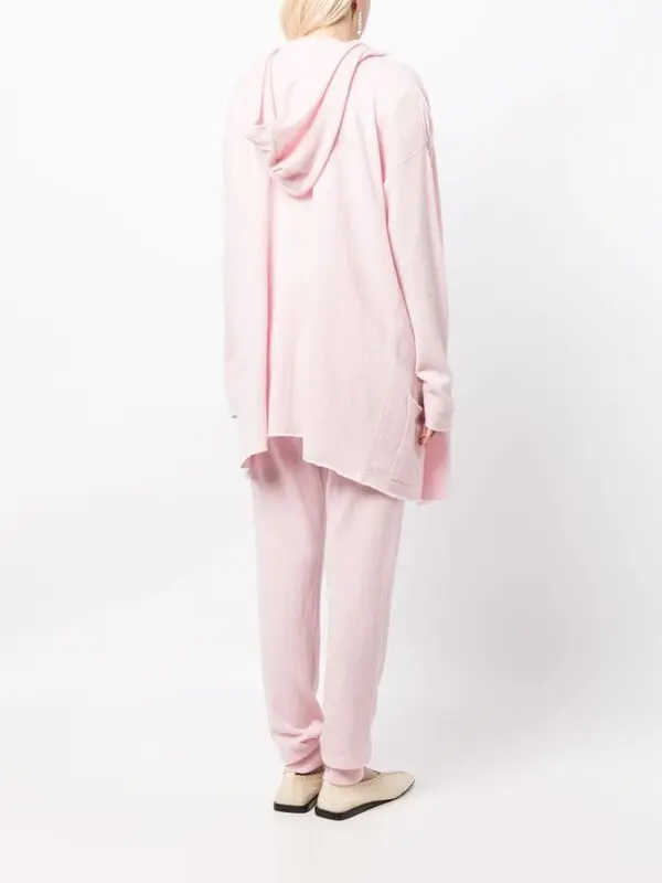 TEDDY CASHMERE Napoli Hooded Cardigan - Pink