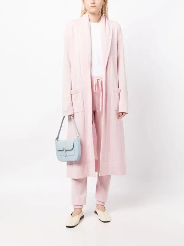 TEDDY CASHMERE Venezia Open-front Cashmere Cardigan - Pink