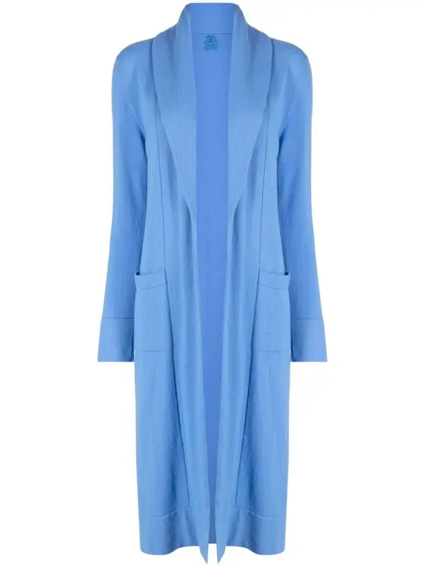 TEDDY CASHMERE Venezia Open-front Cashmere Cardigan - Blue