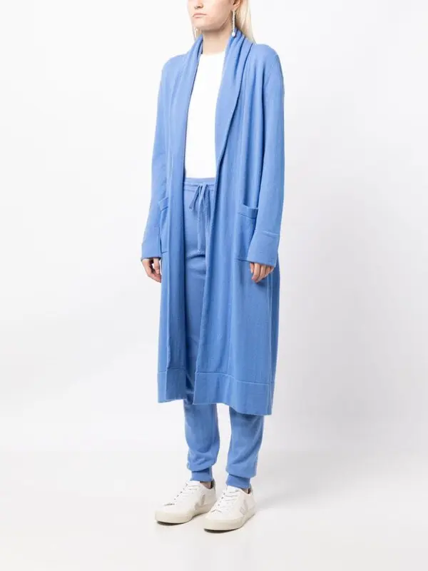 TEDDY CASHMERE Venezia Open-front Cashmere Cardigan - Blue