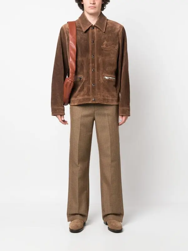 Etro Suede Shirt Jacket