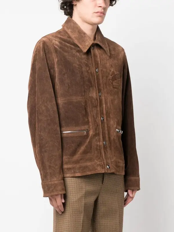 Etro Suede Shirt Jacket