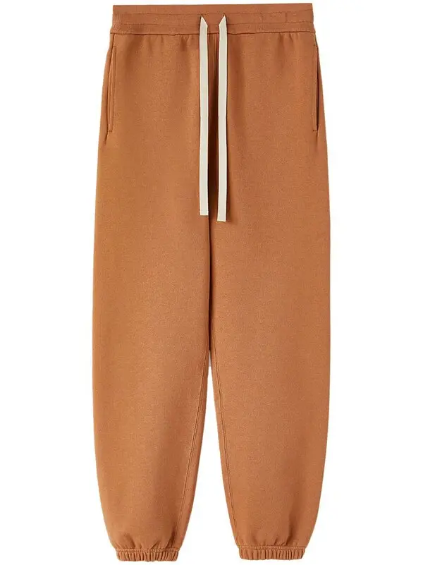 JIL SANDER Cotton Track Pants - Brown