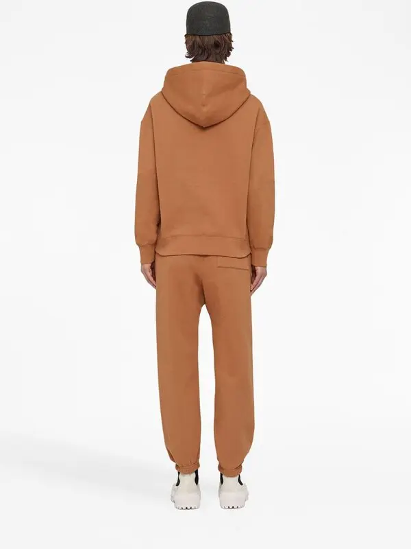 JIL SANDER Cotton Track Pants - Brown