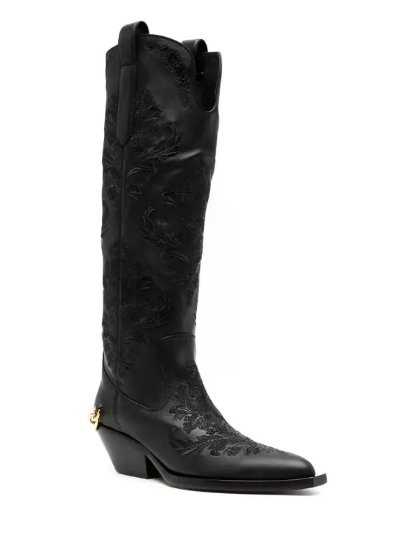 Zimmermann Duncan 45mm Leather Cowboy Boots