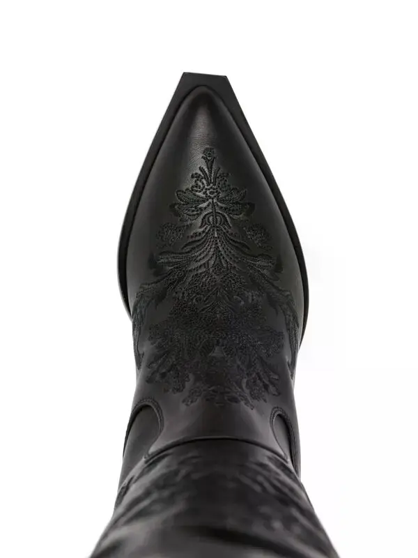 Zimmermann Duncan 45mm Leather Cowboy Boots