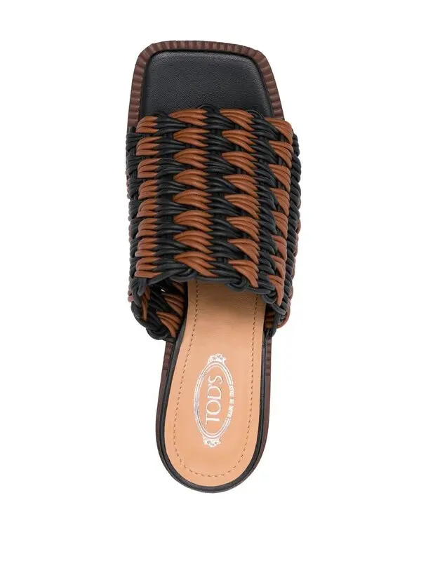 TOD'S Woven-detail Mules