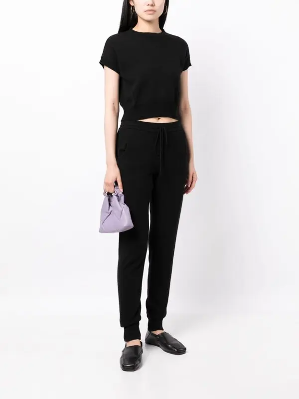 TEDDY CASHMERE Milano Track Pants - Black