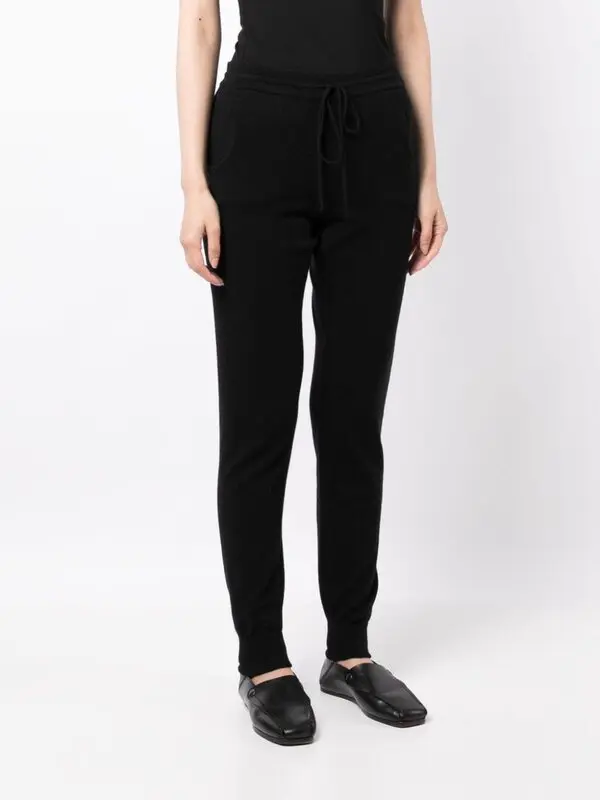 TEDDY CASHMERE Milano Track Pants - Black