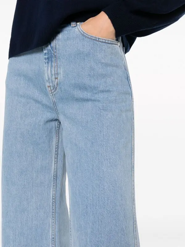 GESTUZ Mid-rise Wide-leg Jeans