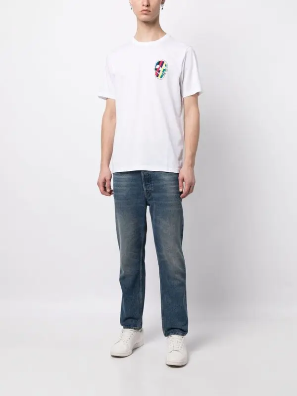 Paul Smith Skull-patch Organic Cotton T-shirt
